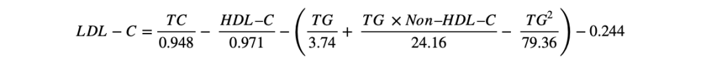 NIH LDL-c Equation Tool Kit | CSCC